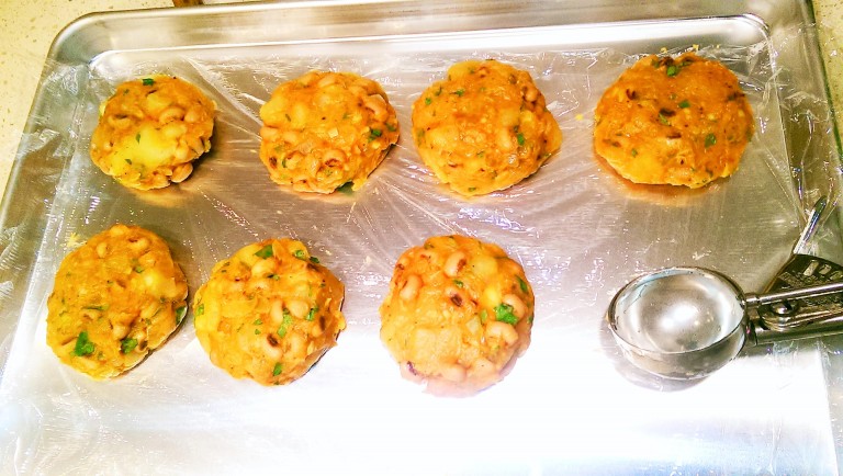 Crispy Black Eyed Pea and Yuca Cakes Kwanzaa Recipe - Sweet Savant