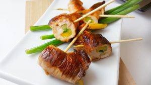 Grilled Mango Chicken Rolls with Sanderson Farms - Sweet Savant